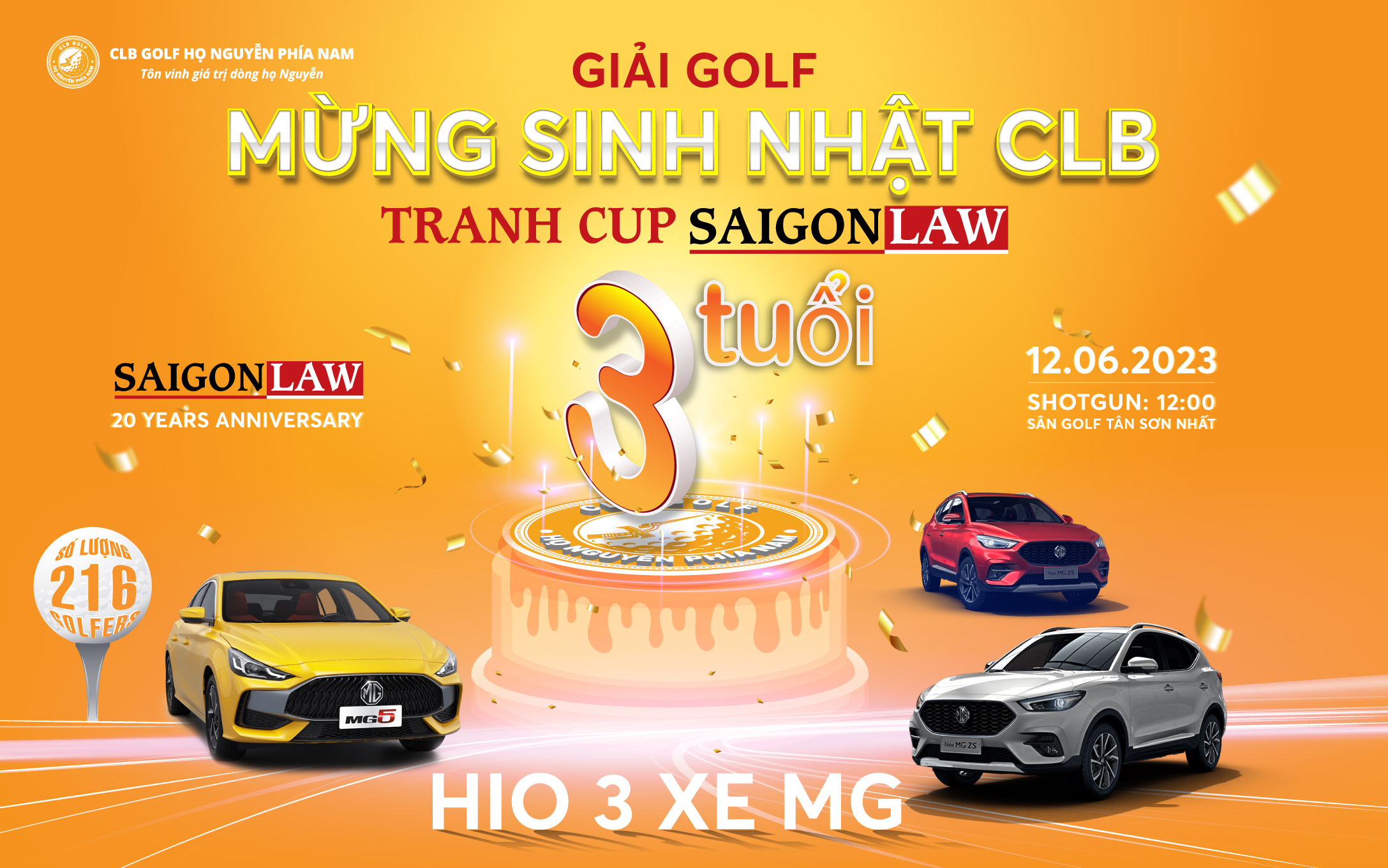 Trân trọng kính mời Hội viên đăng ký tham gia “Giải Golf Mừng Sinh Nhật CLB 3 Tuổi – Tranh Cup ...